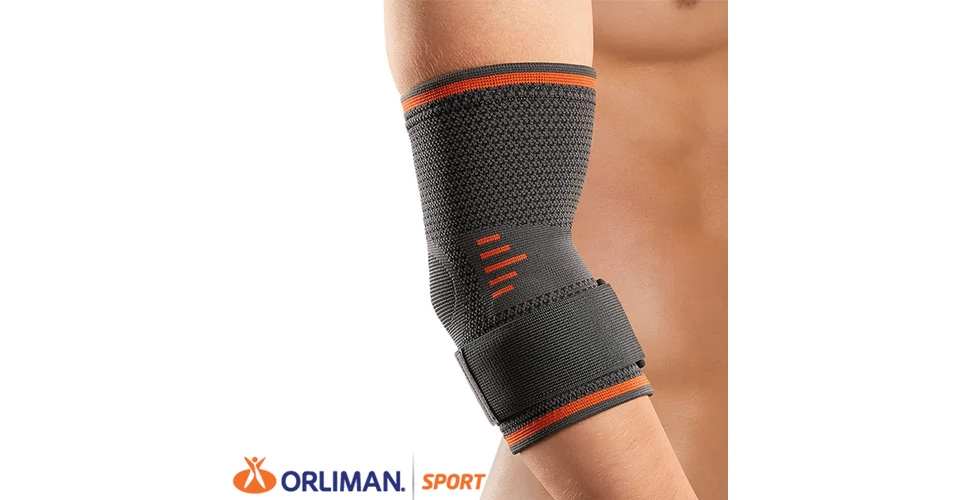 ORLIMAN SPORT elasztikus könyökszorító gél padokkal - PREMIUM